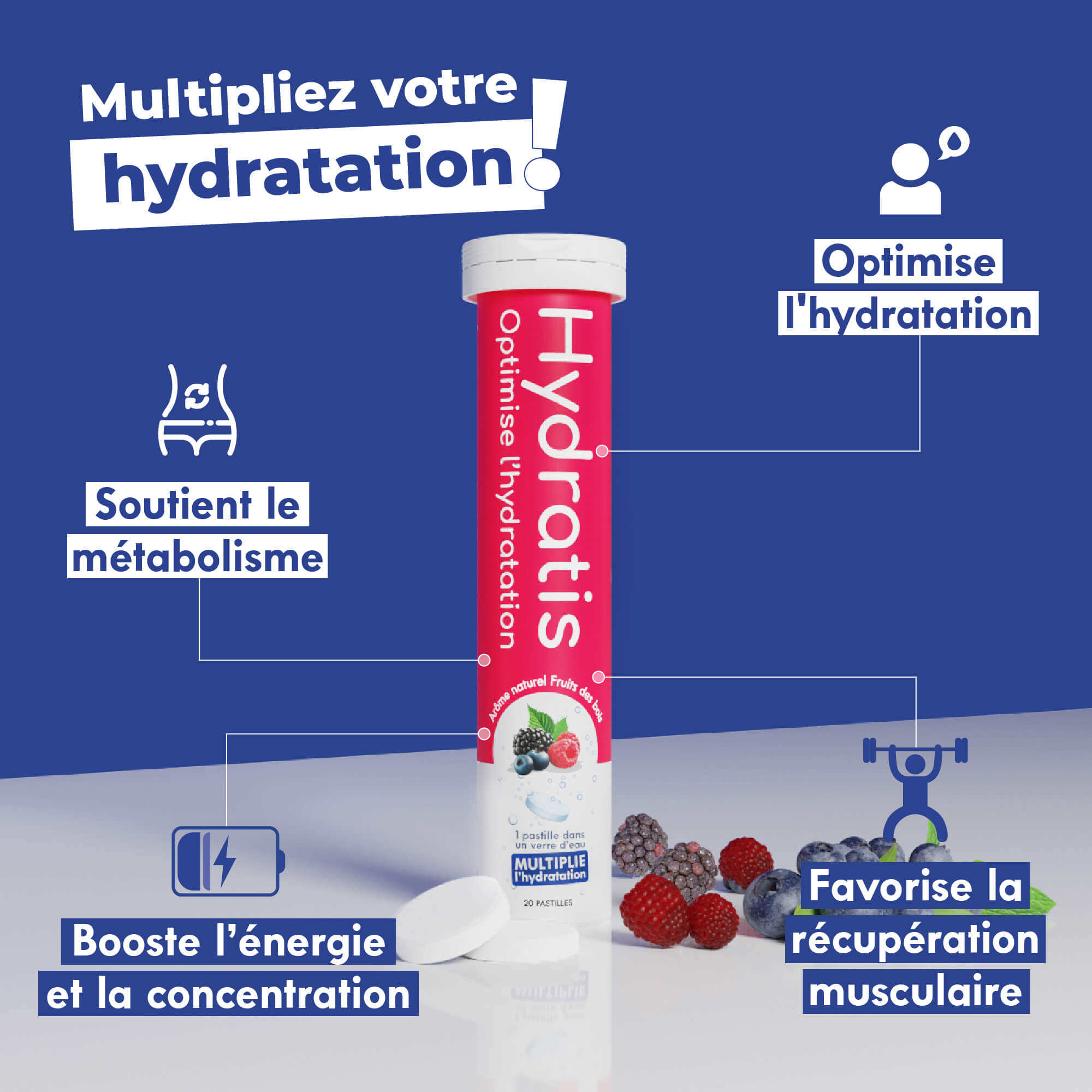 Gamme Hydratis - Pastilles pour une Hydratation Optimale – HYDRATIS