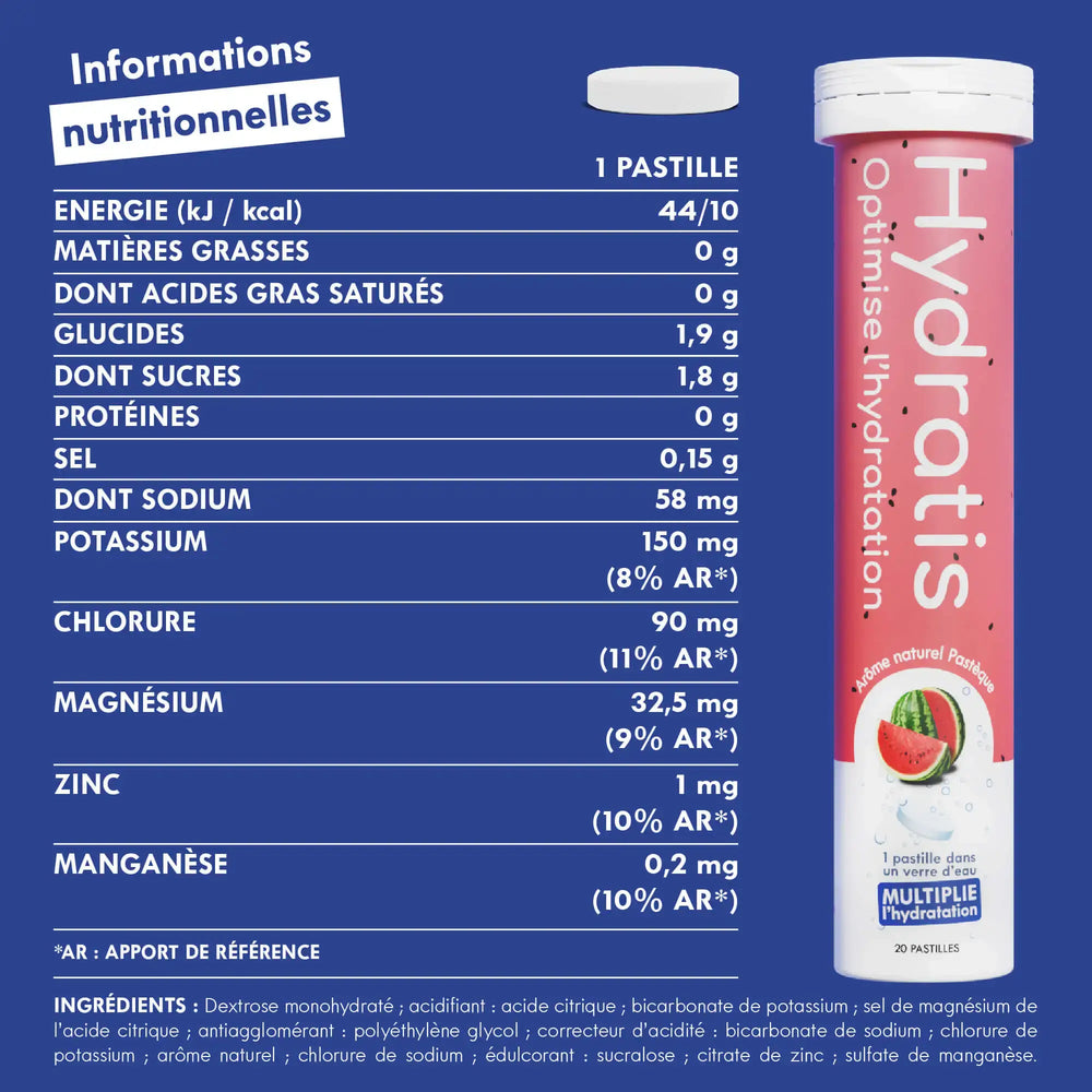 Performance et Hydratation Optimales avec nos Pastilles d'Électrolytes ...